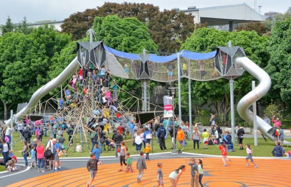 Look Skywalkers! | Seattle Center Playground | Designed by Highwire
