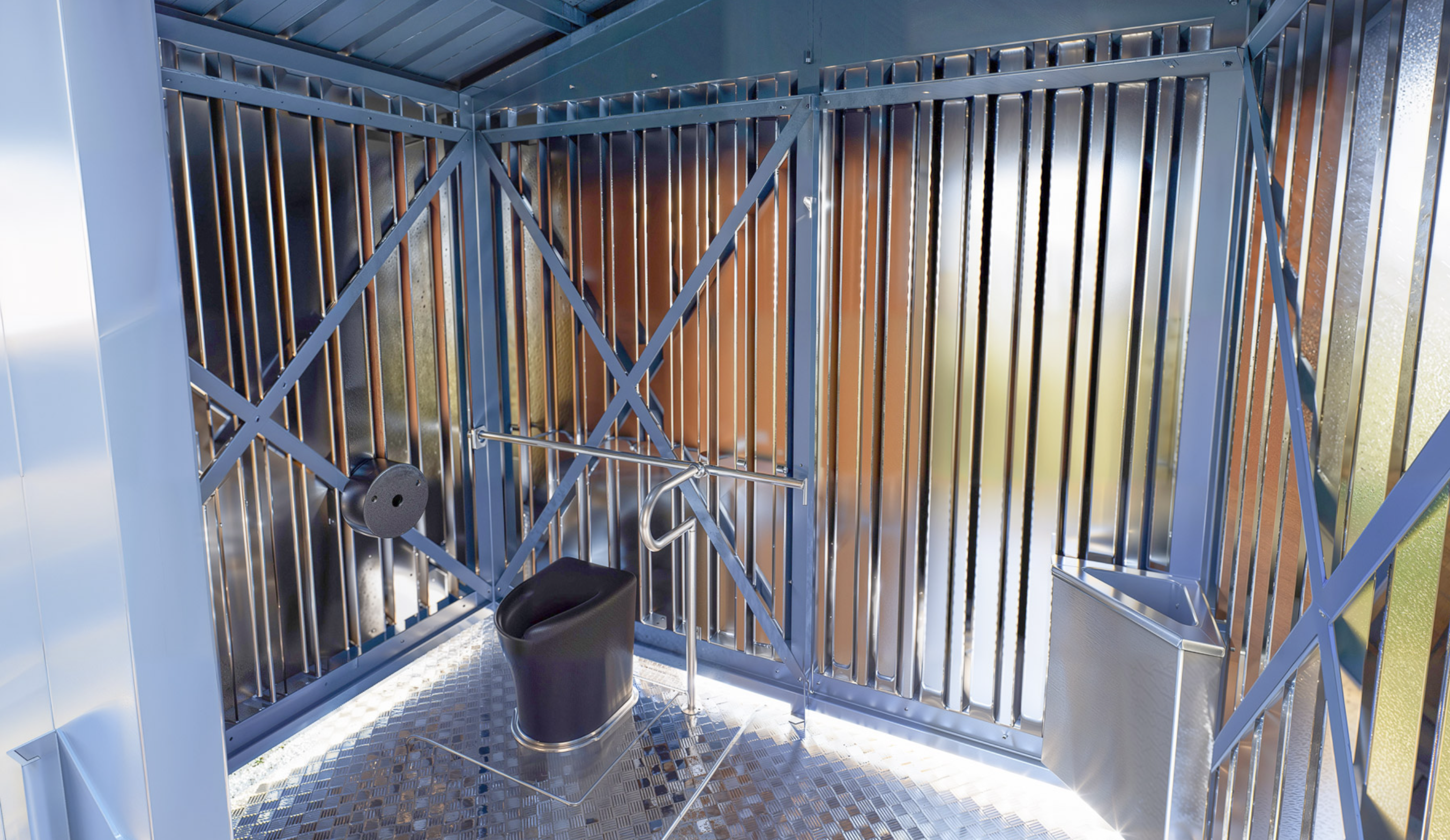 Vault Toilet by Nixiloo Solar Powered - Highwire